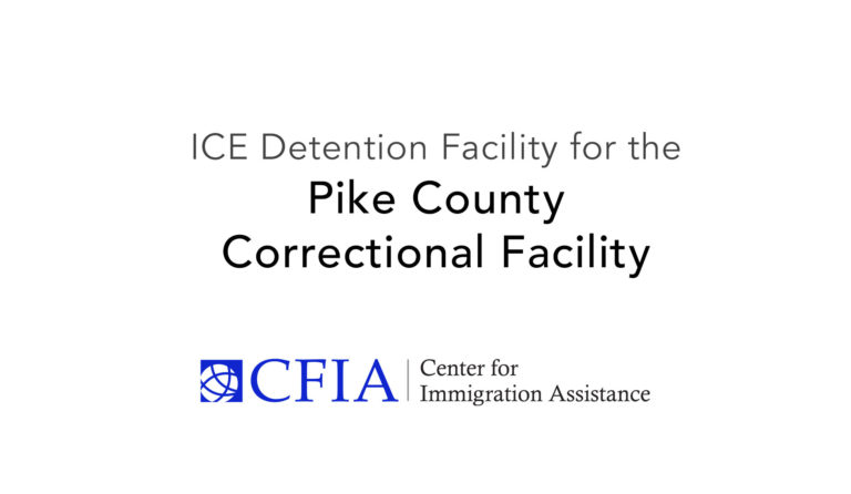 Pike County Correctional Facility - Center for Immigration Assistance